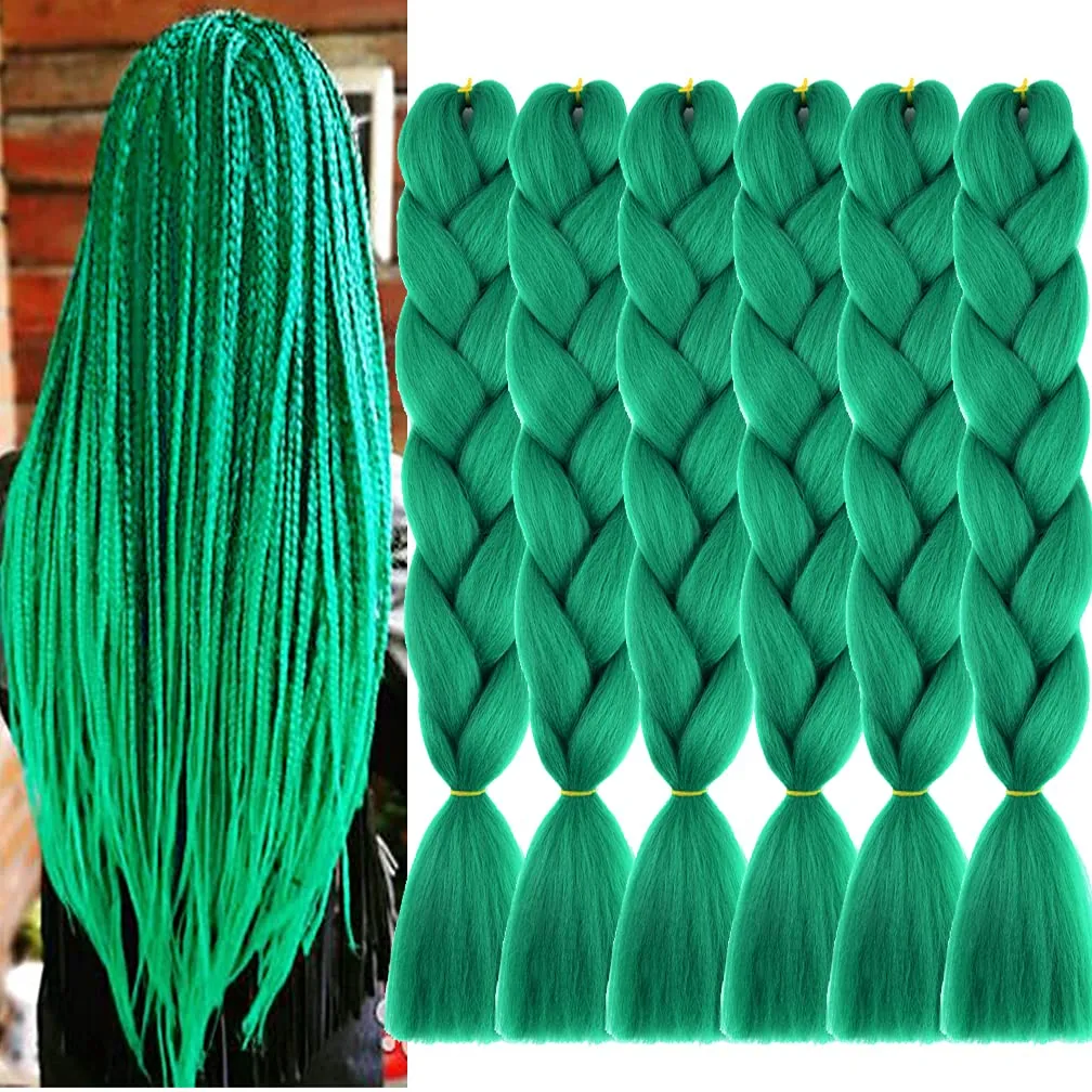 Ombre Jumbo Braiding Hair Extension 24 Inches 100g Pcs Hot Water Seal