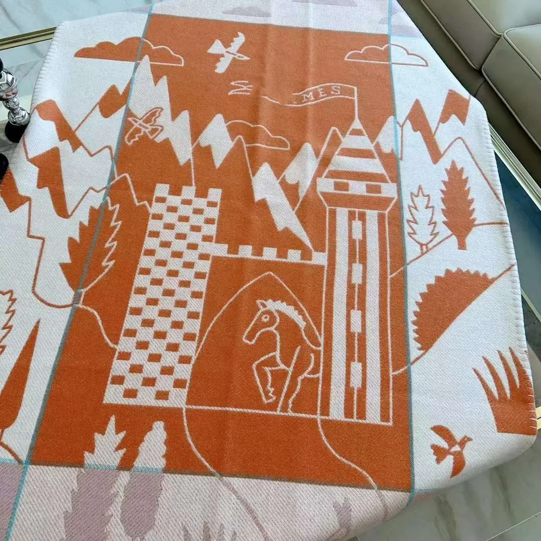 Wool 50 × 50 cm Baby Pink Blanket and Cushion Set for Sofa Decor from ...