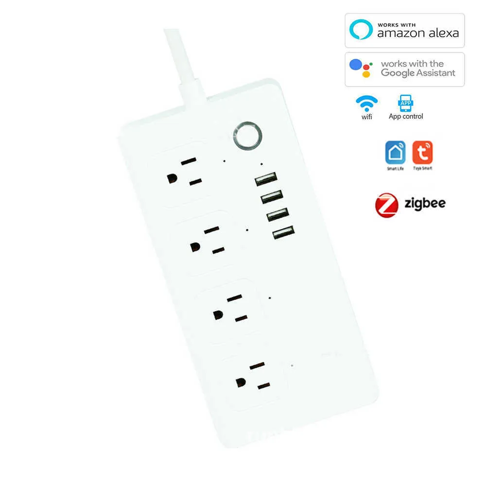 DHgate.com:Smart WiFi Power Strip with USB Ports Portable Extension ...