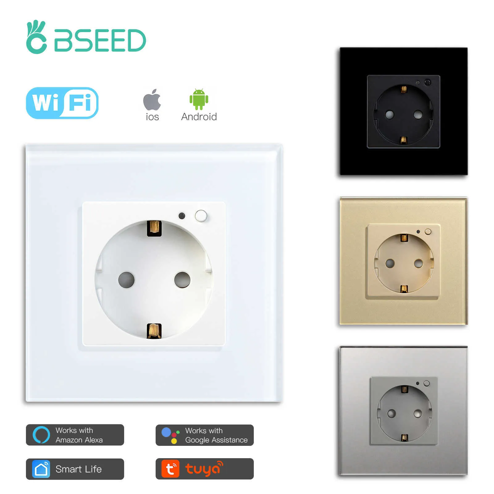 DHgate.com:Smart Power Plug EU Standard Wifi Outlet Home Improvement ...