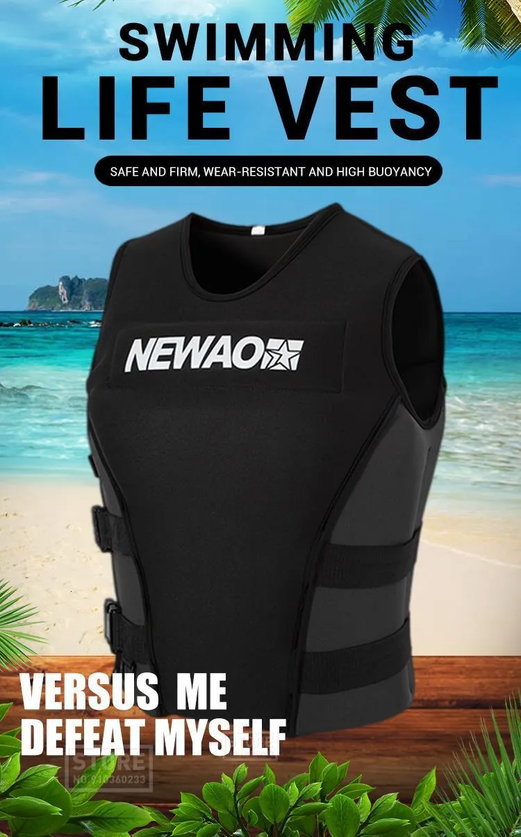 Adult Multi Use Life Jacket For Kayaking, Surfing, Skiing – High ...