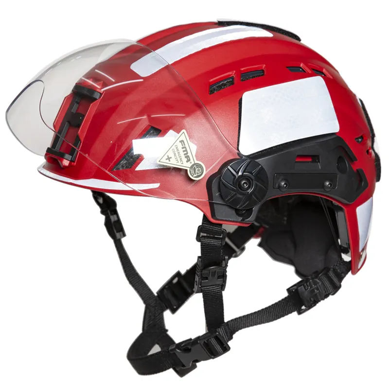 FMA EX SAR Tactical Helmet Visor, Lightweight Adjustable Fire Rescue ...