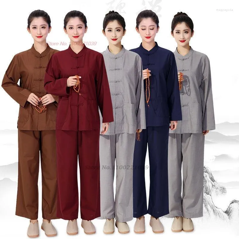 DHgate.com:Chinese Traditional Buddhist Meditation Zen Suit - 2024 ...