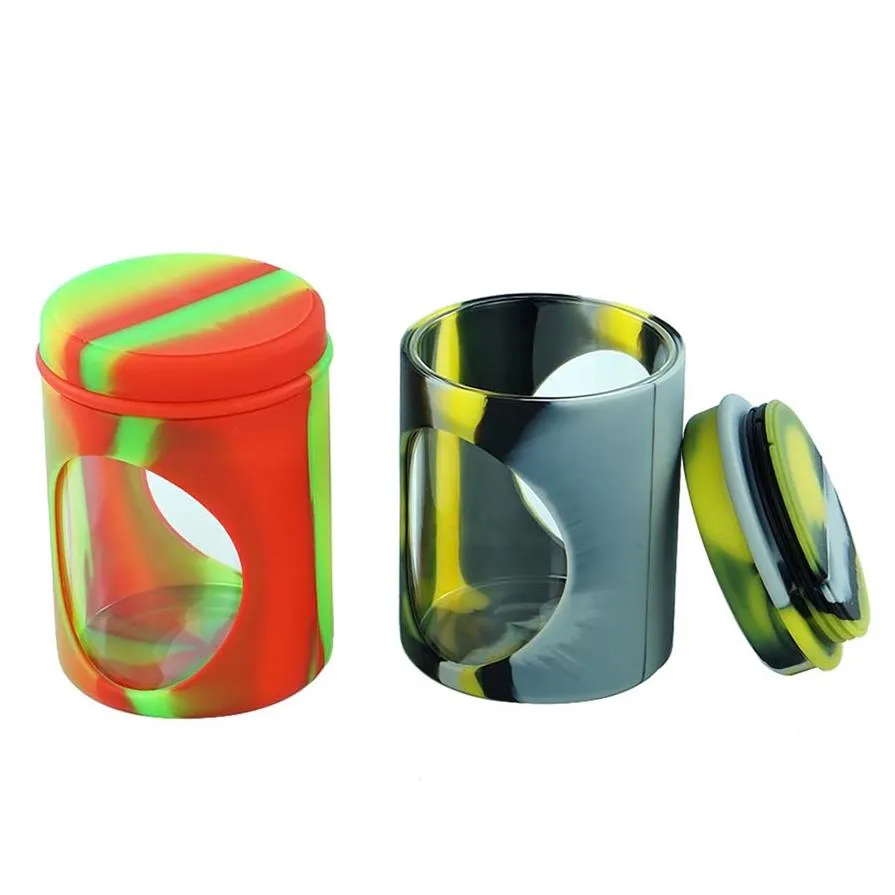 DHgate.com:[Quantity] Silicone Jars Wax Container [Material] - 2024 ...