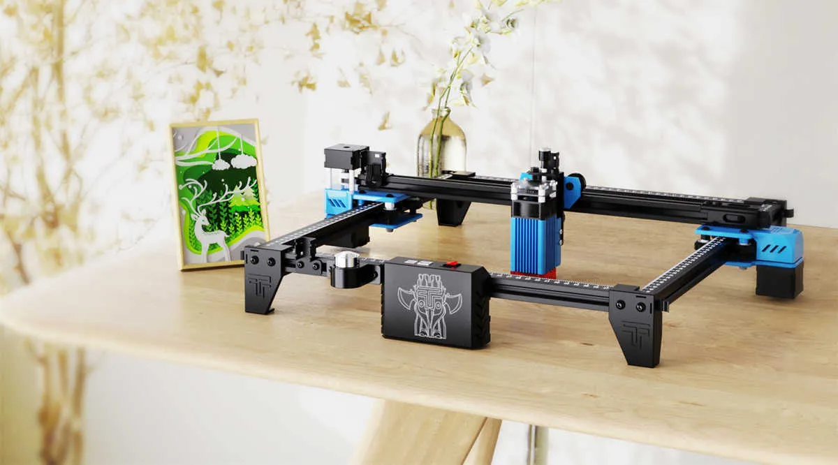 Precision Rotary Engraving Module - Y-Axis Roller for CNC Laser ...