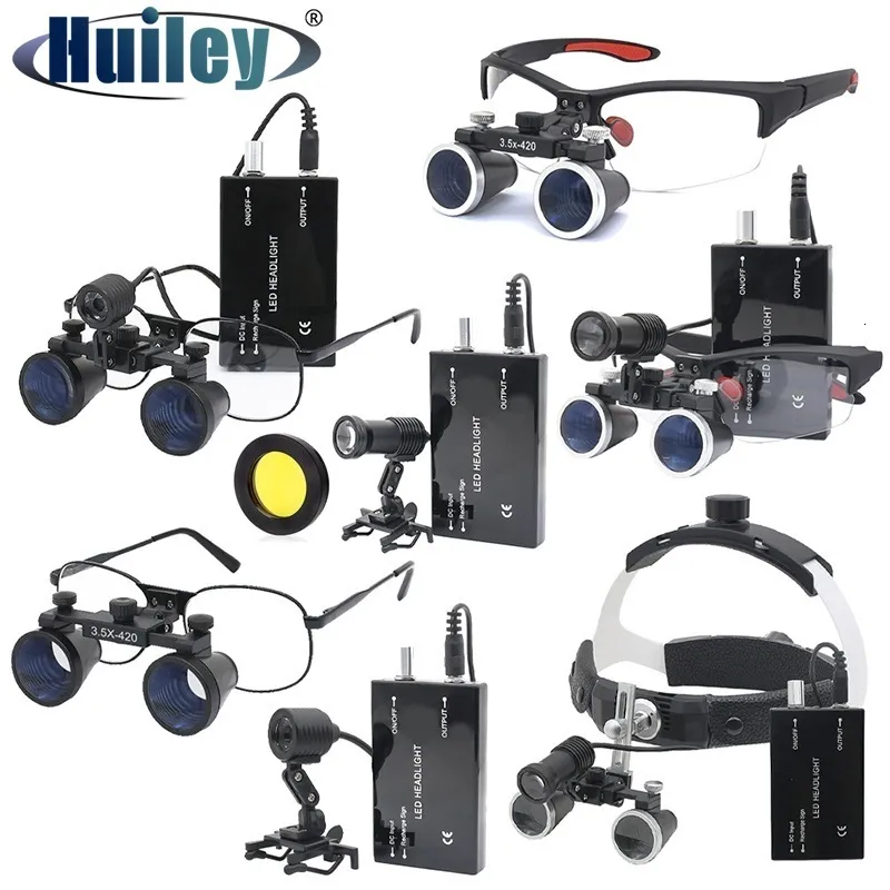 DHgate.com:Premium 3.5X Dental Loupes with LED Headlight - Li-ion ...