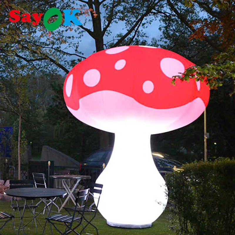 DHgate.com:2.5m Inflatable Mushroom Ground Lighting, LED Lighted ...