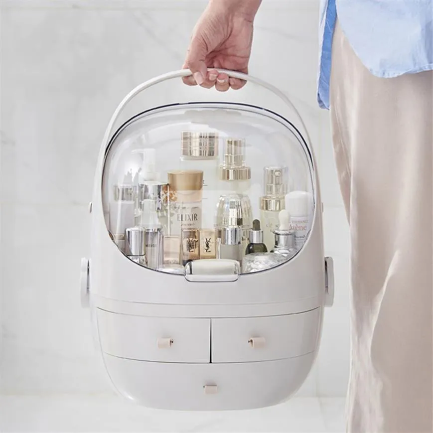 DHgate.com:Plastic Makeup Storage Box Portable Cosmetic Organizer Large ...