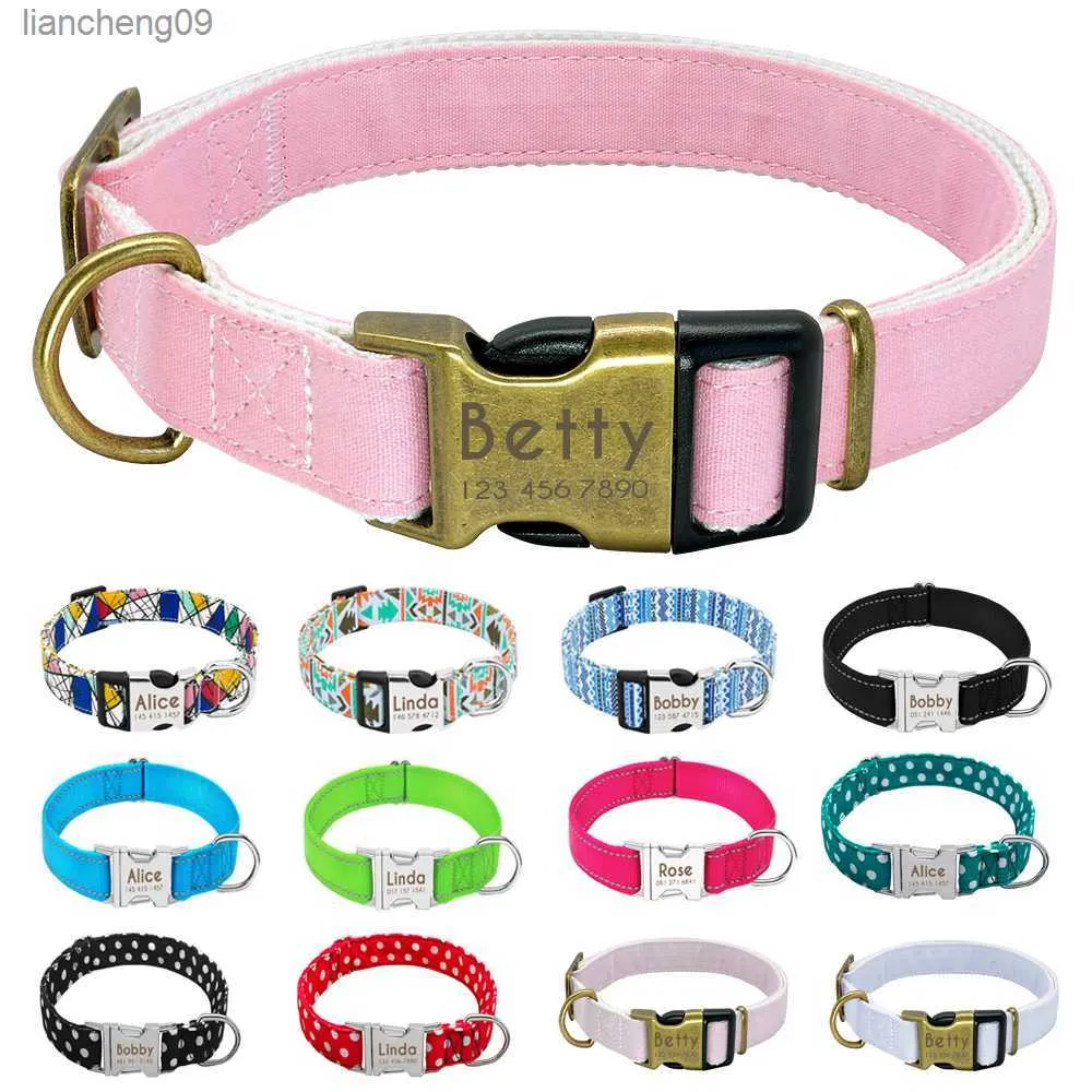 DHgate.com:Adjustable Personalized Dog Collar - Custom Engraved Name ID ...