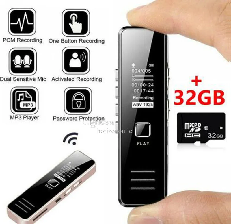 32GB Digital Voice Recorder Pen, Multifunctional Mini Audio Recording ...