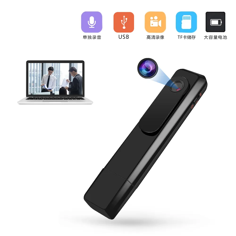 DHgate.com:4K Portable Clip-On Body Camera with Audio Recording ...