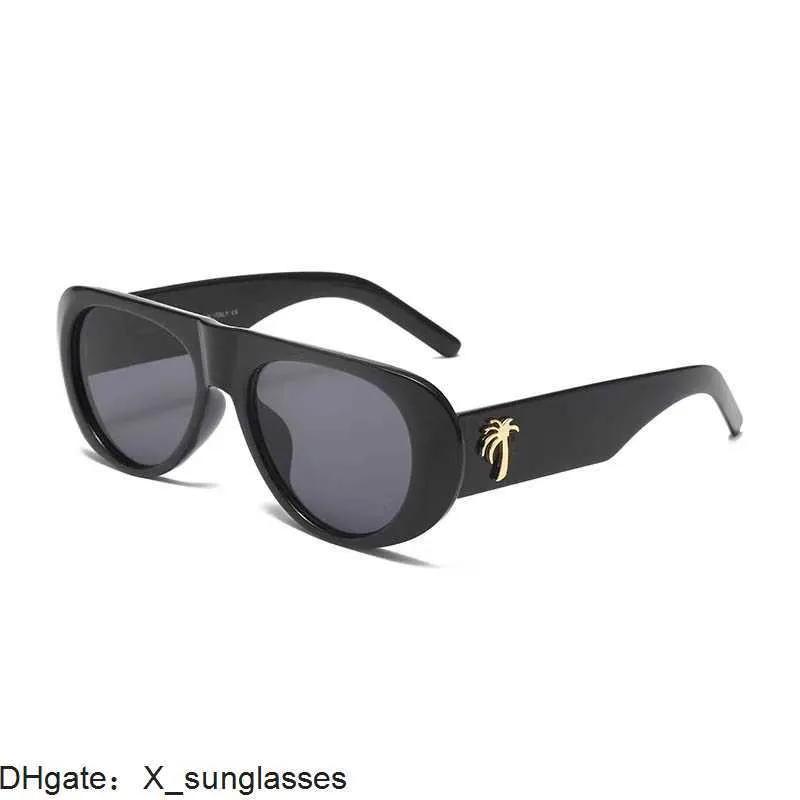 Vintage Palm Tree Trendy Sunglasses 2022 For Men And Women Top Quality ...