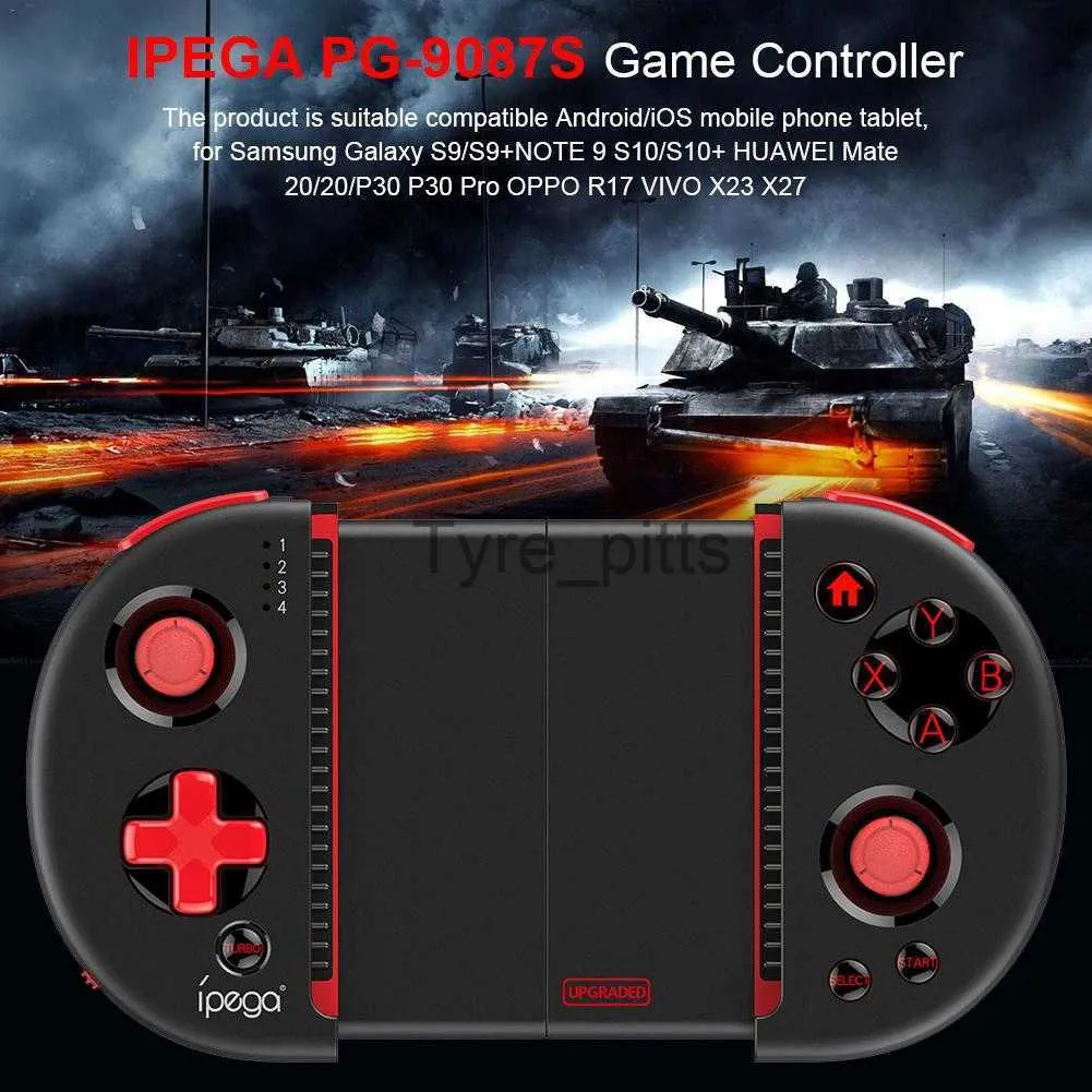 Game Controllers: IPEGA PG-9087S Retractable Wireless Bluetooth ...