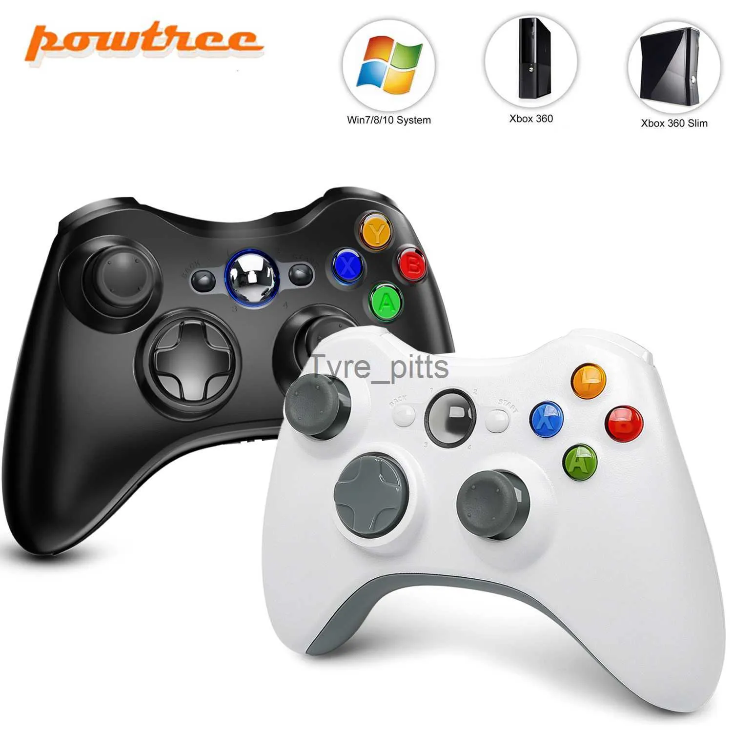 Wireless Game Controller, Powtree 2.4G Joystick For Xbox Series, High Precision PC Gamepad ...