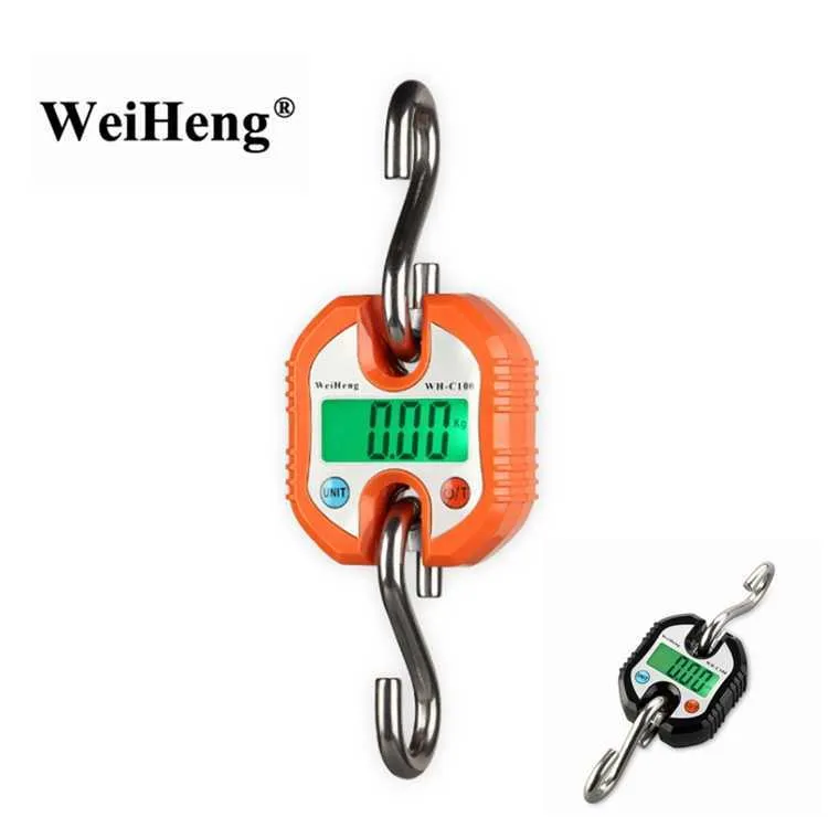Portable Digital Crane Scale 150kg Capacity, 50g Accuracy, Stainless ...