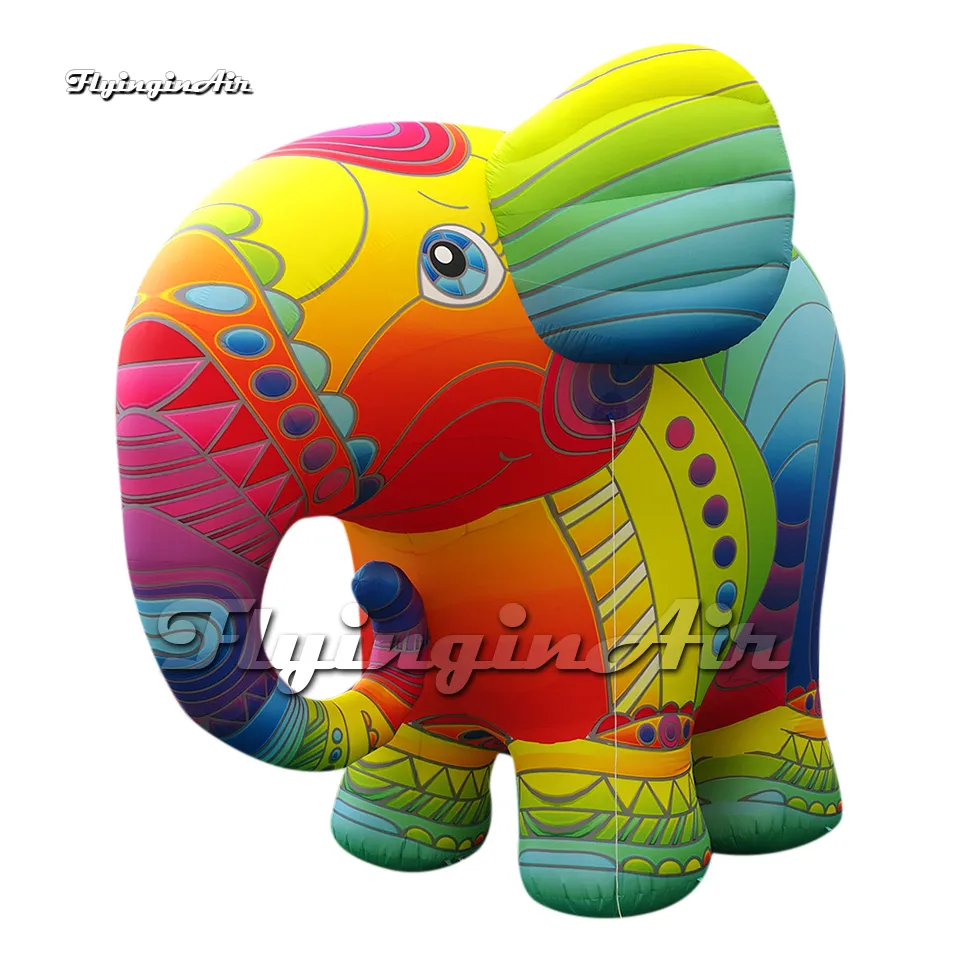 Wholesale Amazing Cute Large Colorful Inflatable Elephant Fat Cartoon ...