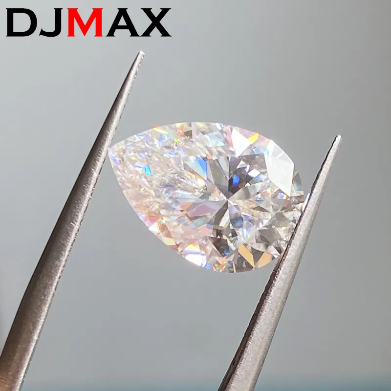DJMAX 0.2-10ct Rare Pear Cut Loose Diamonds, D Color VVS1 Lab Grown ...