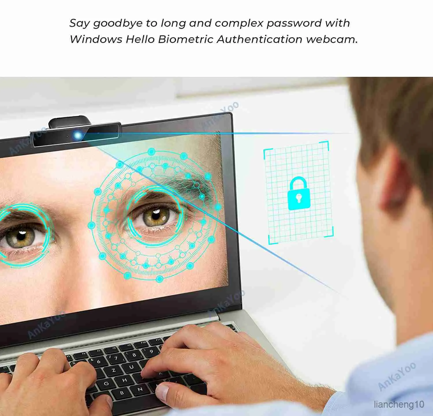 DHgate.com:Windows Hello Face Recognition Webcam for Windows 720P with ...