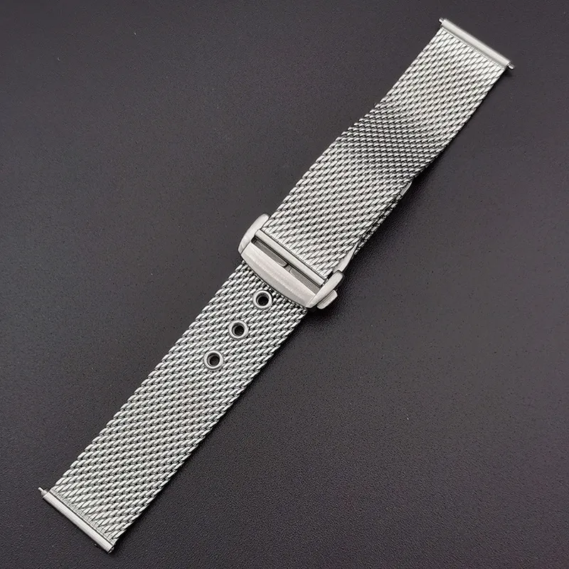 Watch Bands: 20mm 22mm Mesh Stainless Steel Band for 007 300 Bracelet ...