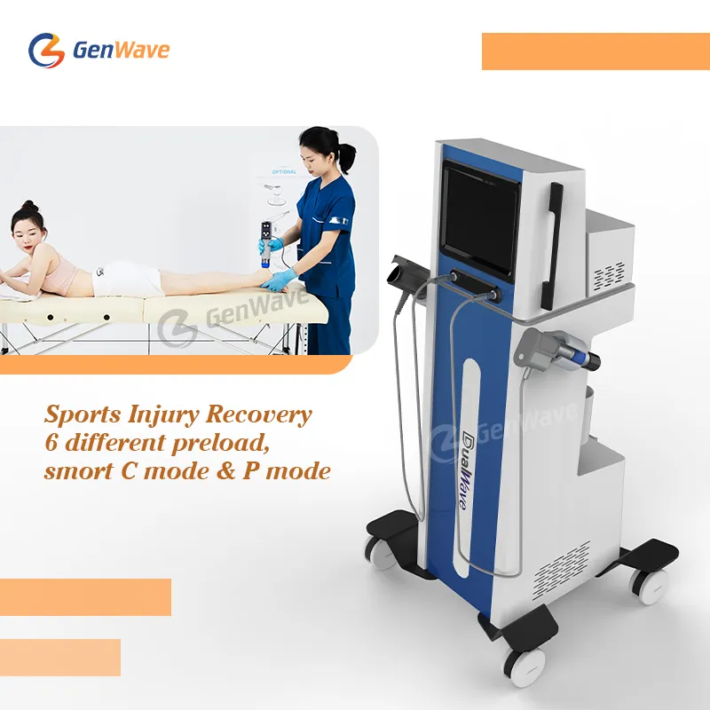 Electromagnetic Shockwave Therapy Machine With Pneumatic 6 Bar Focused ...