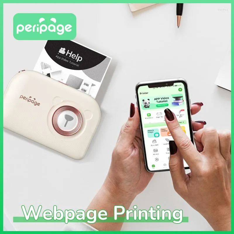 Wholesale PeriPage A3X Wireless Thermal Smartphone Printer Portable Bluetooth Label Pocket ...