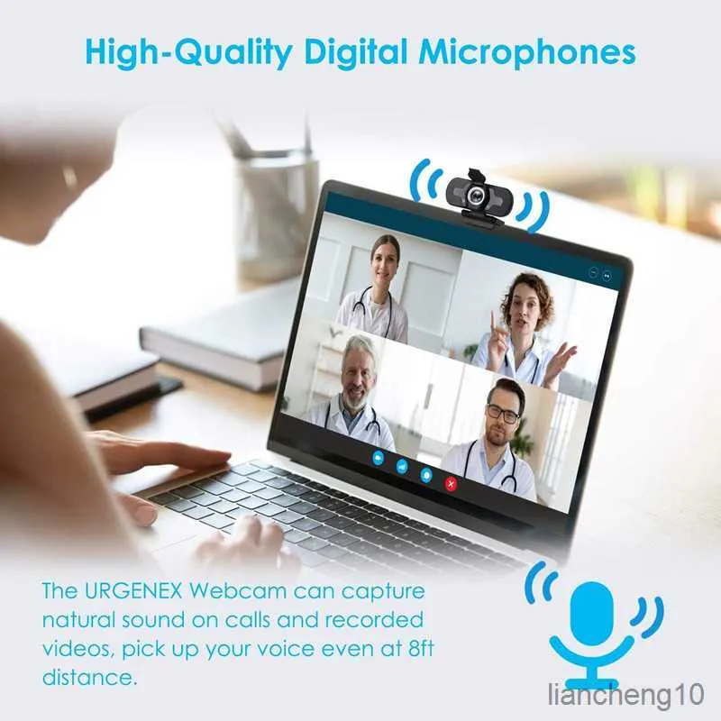 DHgate.com:1080P Webcam with Microphone, Full HD Computer Camera for PC ...
