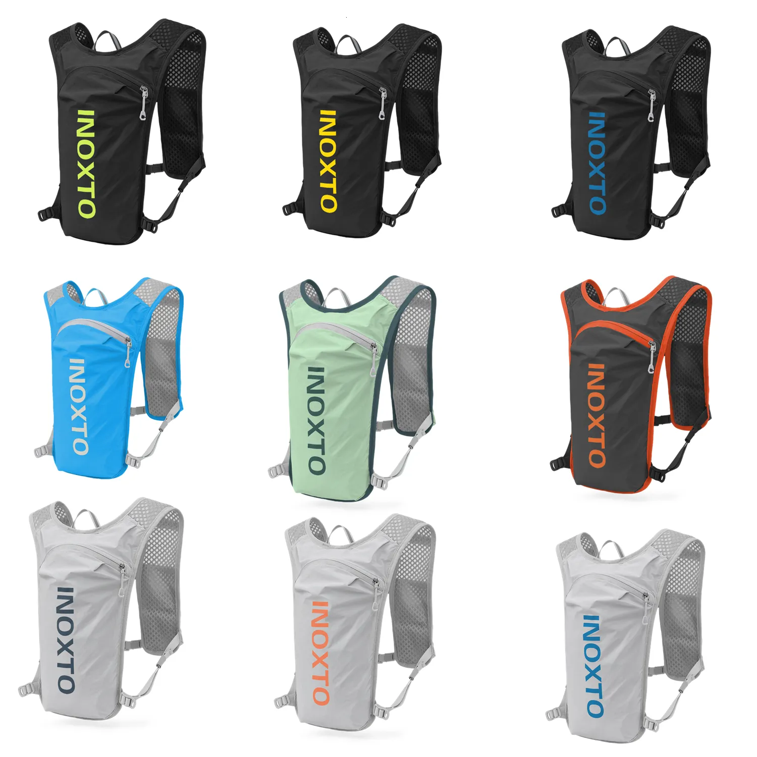 Outdoor INOXTO Waterproof Running Backpack 5L Ultra-Light Hydration ...