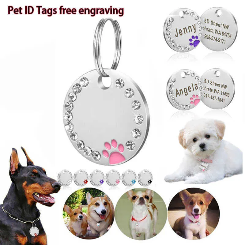 DHgate.com:Pet ID Tags Custom Engraved, Anti-Lost Collar Pendant for ...