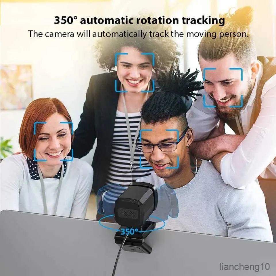 DHgate.com:1080P Webcam with Microphone, Human Tracking, for PC, Tablet ...