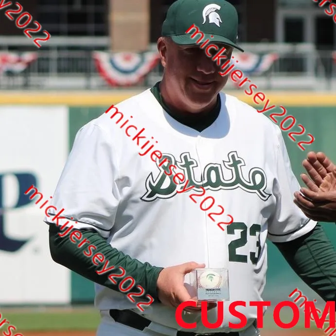 Mejor Precio En A Granel Maillot De Baseball MSU Brock Vradenburg Trent ...