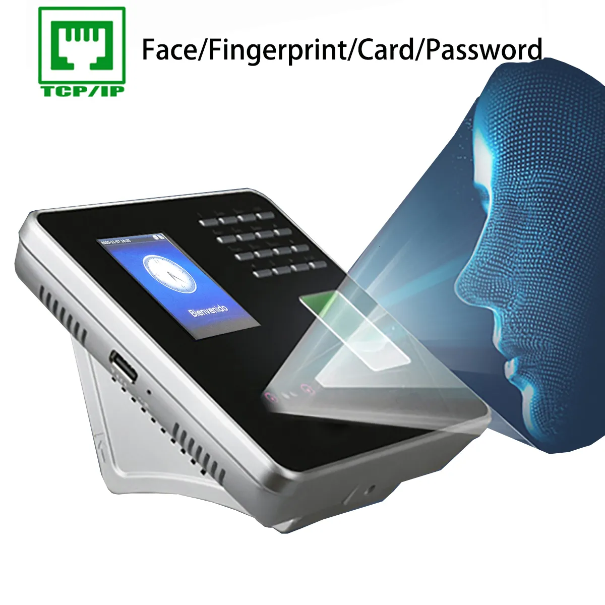 Smart Face Time Attendance Touchless Face Attendance System With TcpIp ...