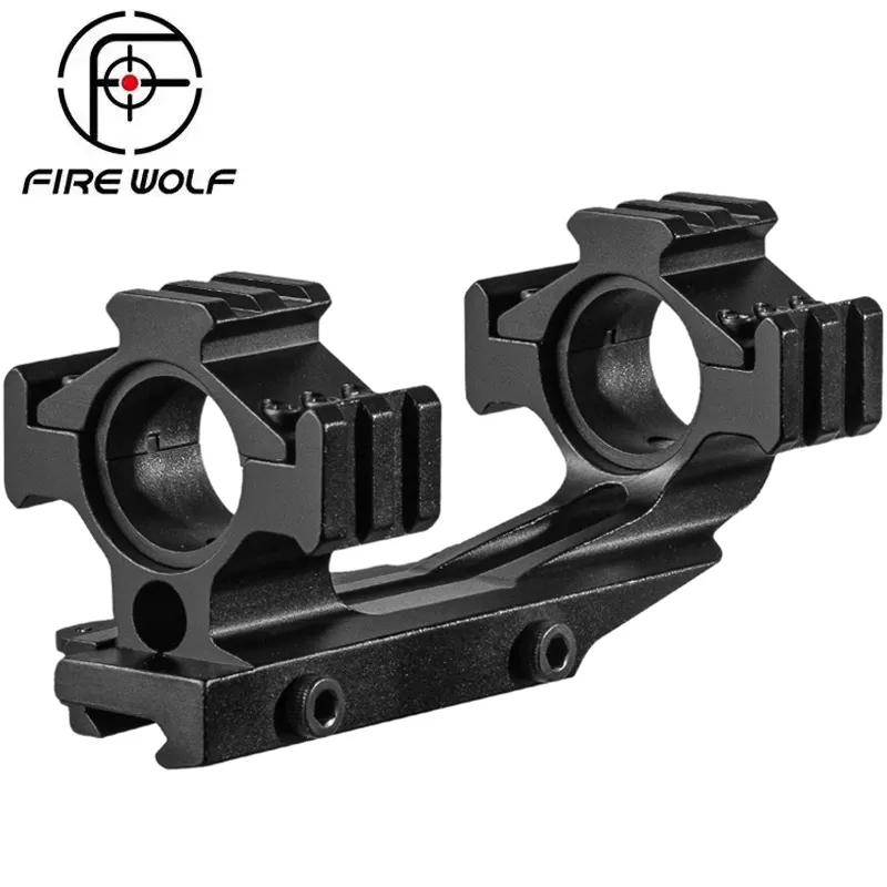 4/30mm QD Scope Mount Cantilever Double Ring Tri Rail Side 20mm For ...
