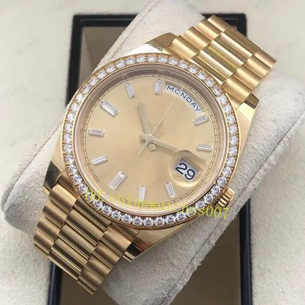 Mens 18k Gold Maharaja Gold And Diamonds Automatic Mechanical Watch ...