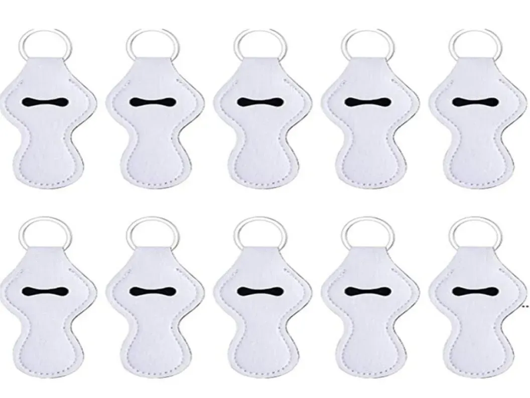 DHgate.com:Neoprene Lipstick Keychain Sublimation DIY Chapstick Holder ...