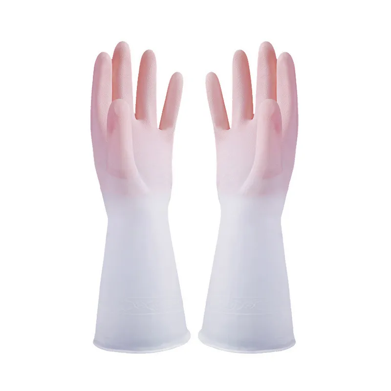 DHgate.com:Waterproof Rubber Dishwashing Gloves for Kitchen Cleaning ...