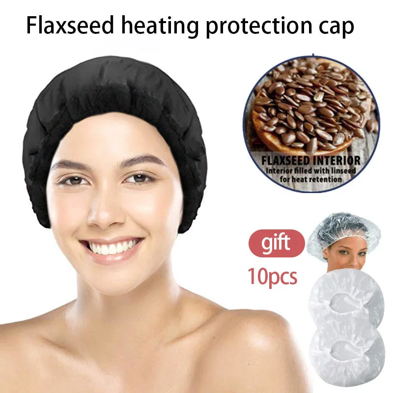 Hair conditioning heat cap microwaveable thermal steamer for hair care ...