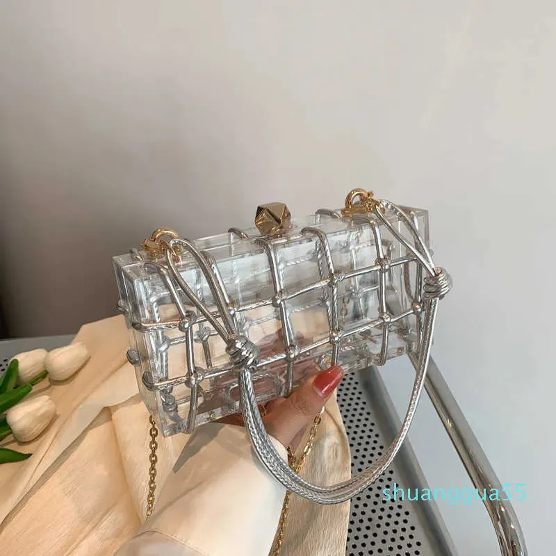Clear Acrylic Box Bag - Chic Summer Handbag, Transparent Crossbody ...