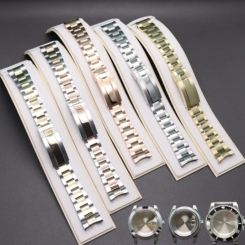 Watch Bands 20mm Watch Strap 316L Stainless Steel Men's Watchband ...
