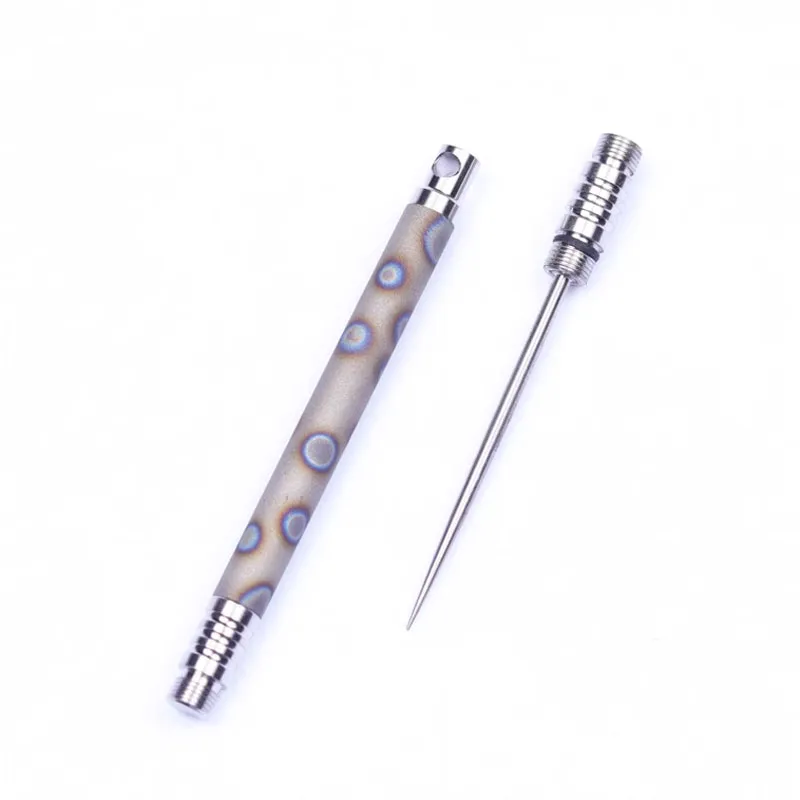 DHgate.com:Titanium TC4 Camping Toothpick Keychain, Portable Keychain ...