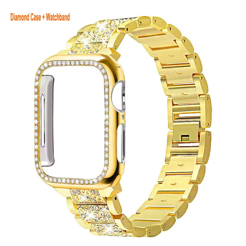 Apple Watch Case with Screen Protector for iWatch 8 49mm Bling Crystal ...