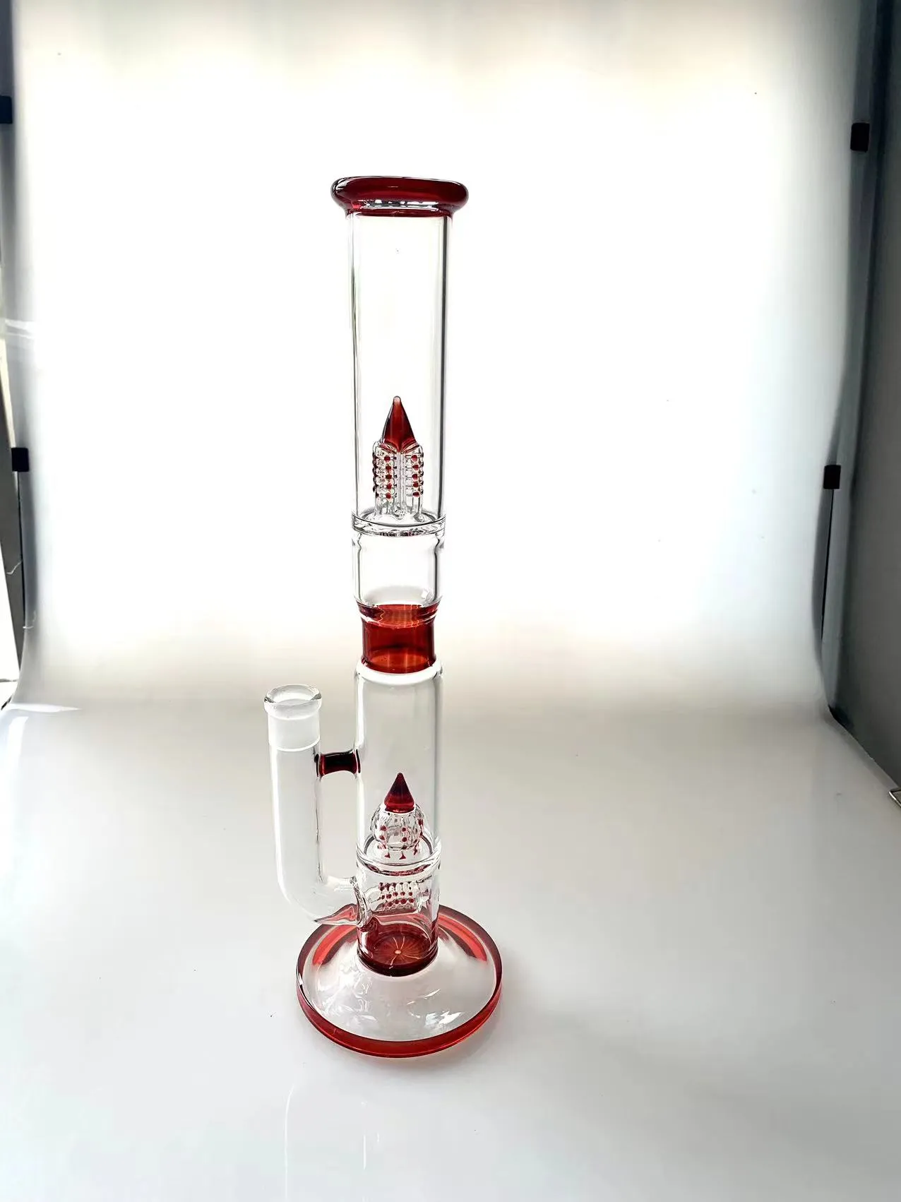 Wholesale Custom Borosilicate Glass Vortex Honeycomb Bong With Gravity ...