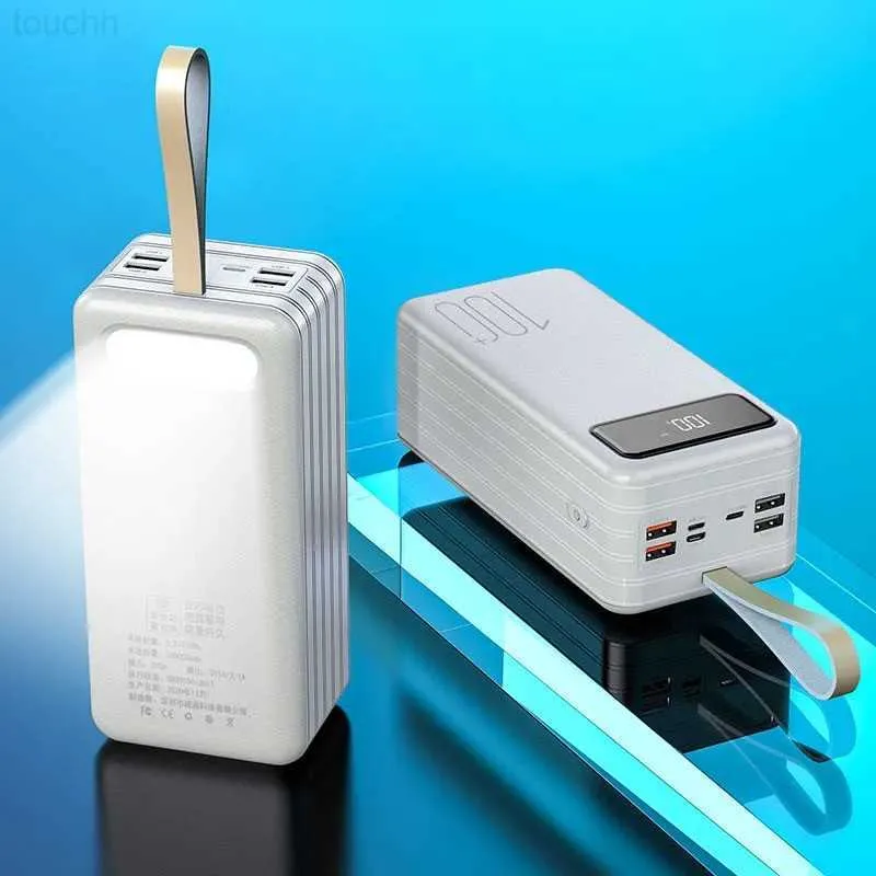 Cell Phone Power Bank 100000mAh Portable Charging PowerBank 80000 mAh 4 ...