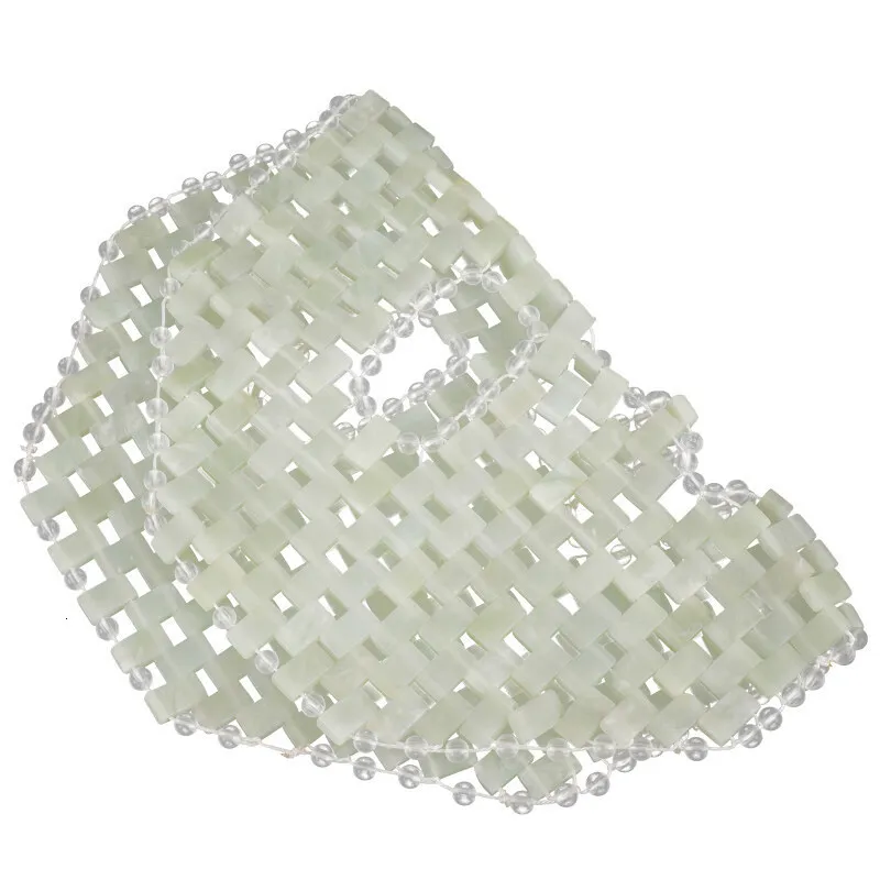 Eye Massage Mask Cooling Face Mask With Jade Stone, Soothing Facial ...