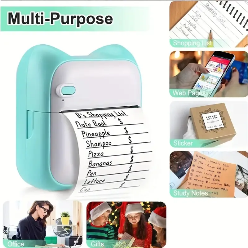 DHgate.com:Portable Mini Instant Photo Printer for Gifts with 1000mAh ...