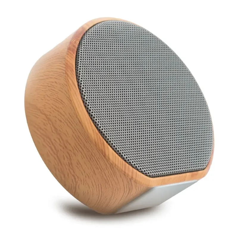 Wooden Bluetooth Speakers Mini Speaker Wired, Portable Audio System ...