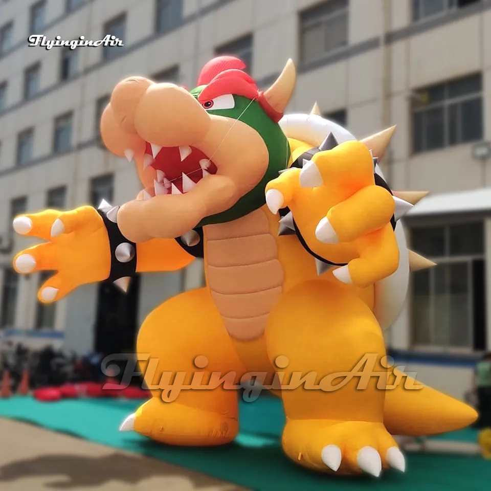 Inflatable Bowser King Koopa Large Evil Turtle Cartoon Character Model ...
