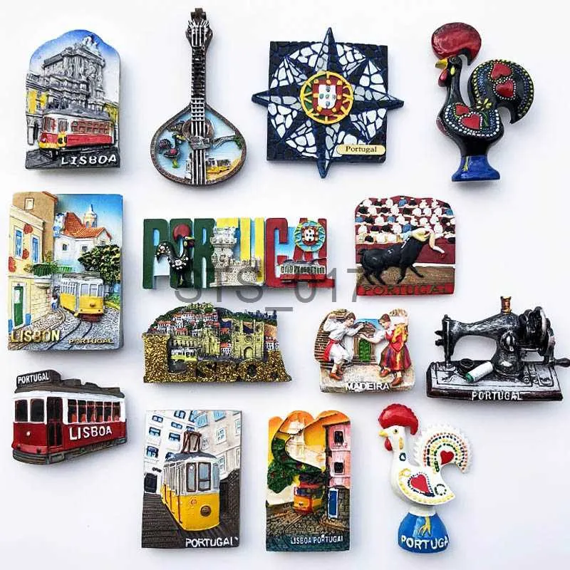 DHgate.com:Portugal Tram Fridge Magnet, Resin Painted Refrigerator ...