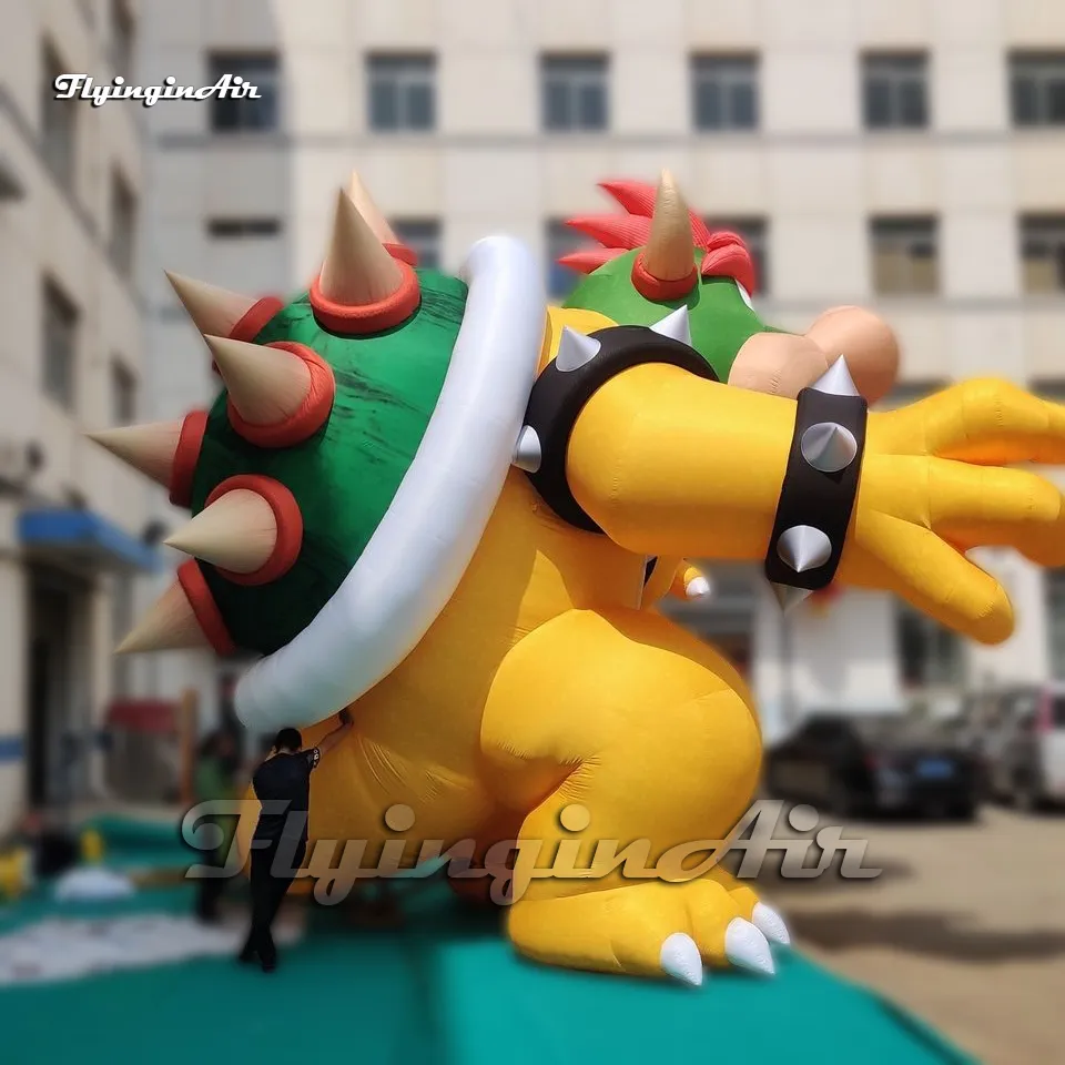Inflatable Bowser King Koopa Large Evil Turtle Cartoon Character Model ...