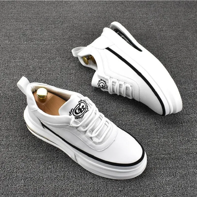 Wholesale Korean Sneakers: Premium Leather White Designer Shoes Mens ...