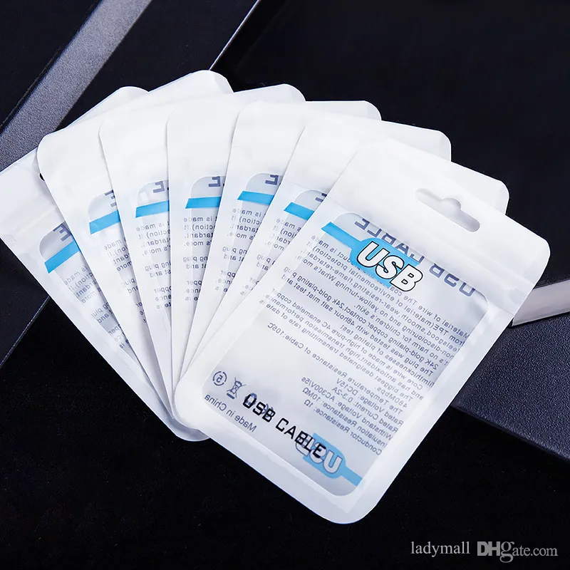 DHgate.com:Plastic OPP Bags Zip Lock Hang Hole Poly Packages USB Cable ...
